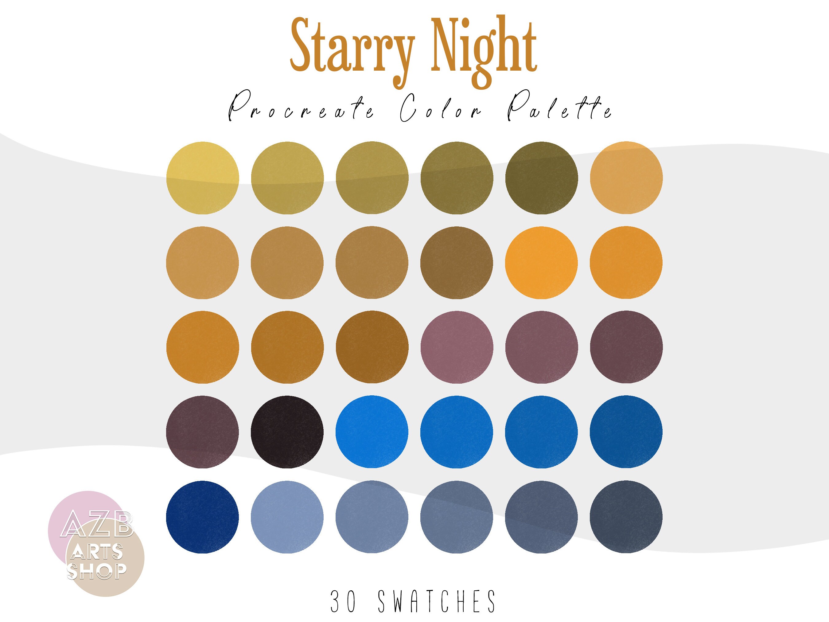 Christmas Procreate Color Palette Bundle Color Palette For Procreate