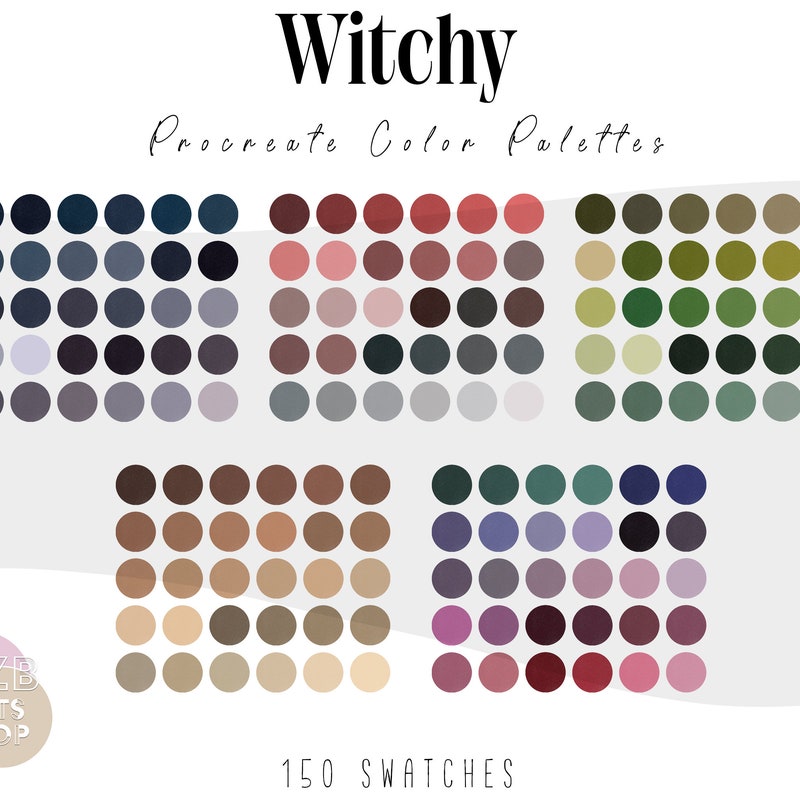 Witch Color Palette - Etsy