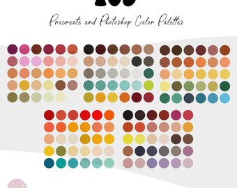 Dreamcore Weirdcore Procreate & Photoshop Color Palette Bundle ...