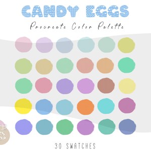Easter Procreate Color Palette Bundle | Color Palette for Procreate ...