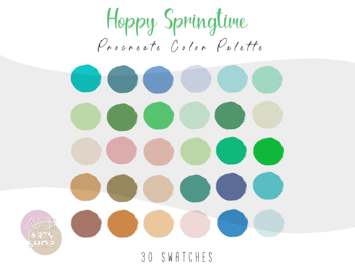 Easter Procreate Color Palette Bundle Color Palette for - Etsy