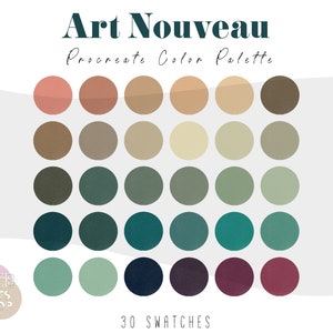 Vintage Procreate Color Palette Bundle Color Palette for Procreate ...