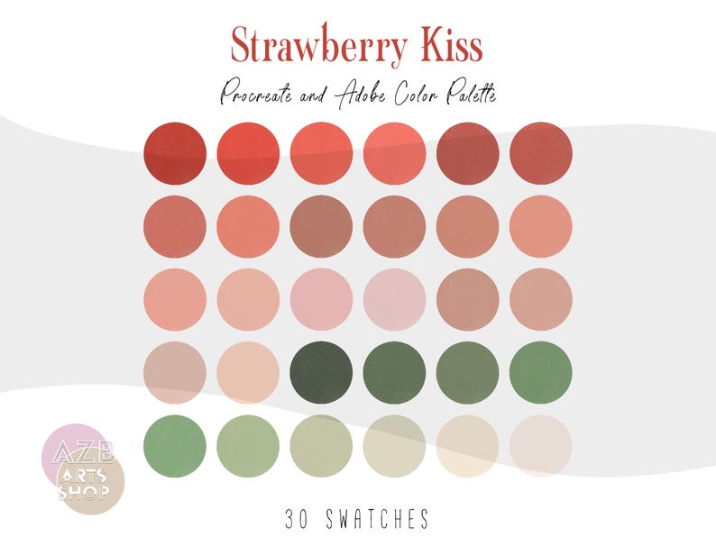 Coquette Procreate & Photoshop Color Palette Bundle | Procreate ...