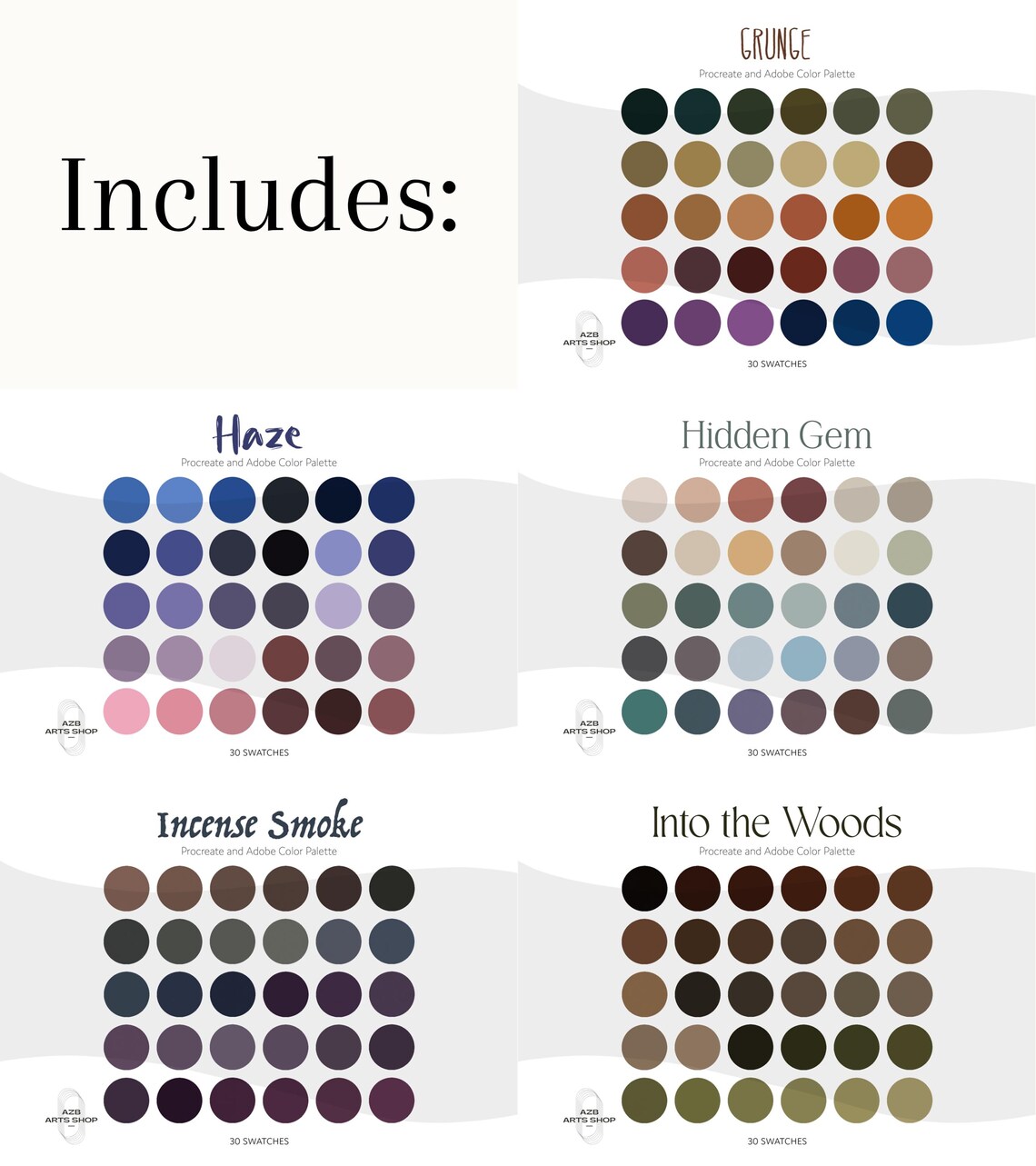 Moody Dark Earthy Witchy Gothic Color Palette Vault | 25 Aesthetic ...