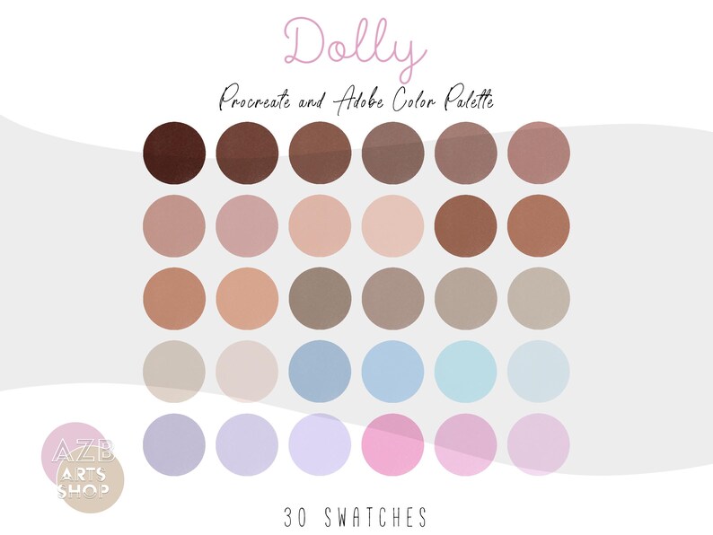 Coquette Procreate & Photoshop Color Palette Bundle | Procreate ...