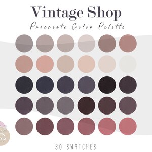 Vintage Procreate Color Palette Bundle Color Palette for Procreate ...
