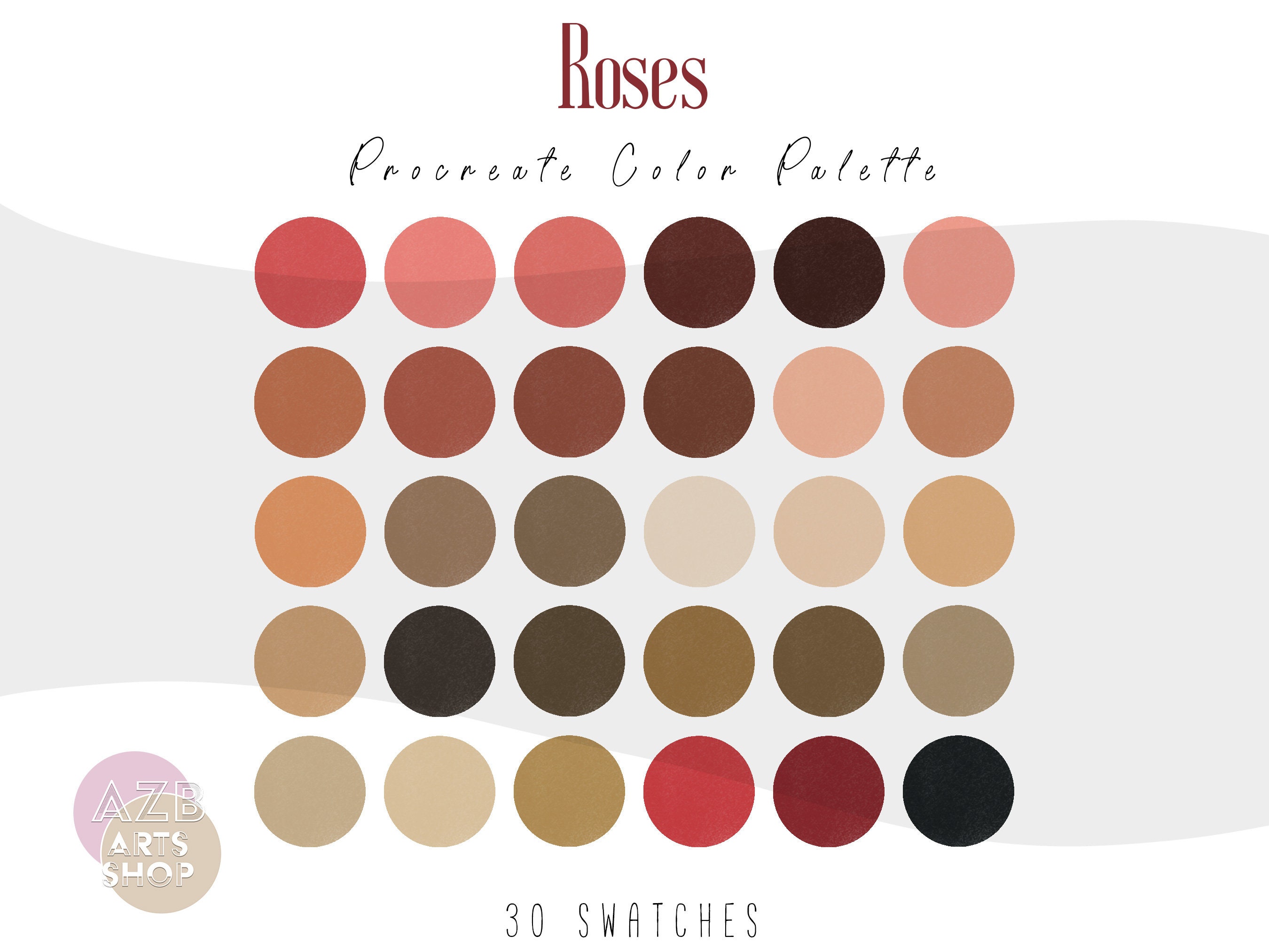 Euphoria Procreate Color Palette Bundle Color Palette For Procreate Procreate Swatches Ipad Art