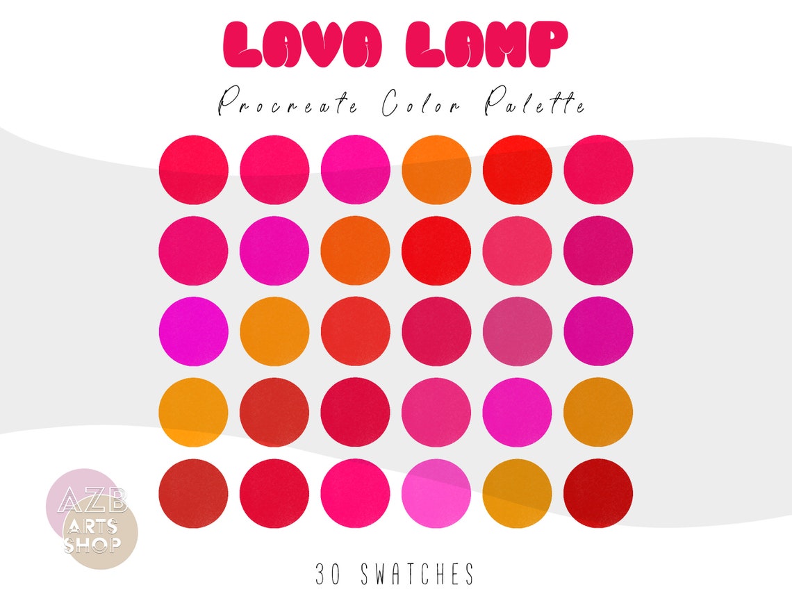 Y2K Procreate Color Palette Bundle Color Palette for Procreate ...