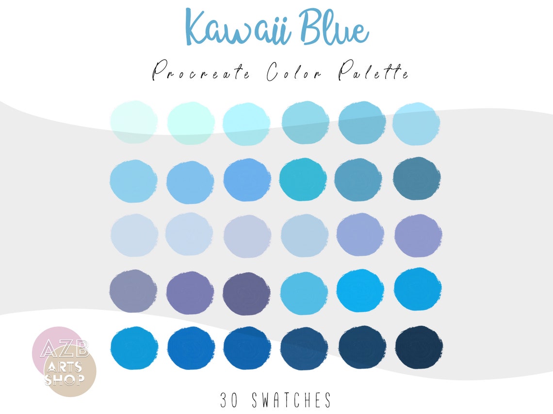 Kawaii Procreate Color Palette Bundle Cute Color Palette for - Etsy