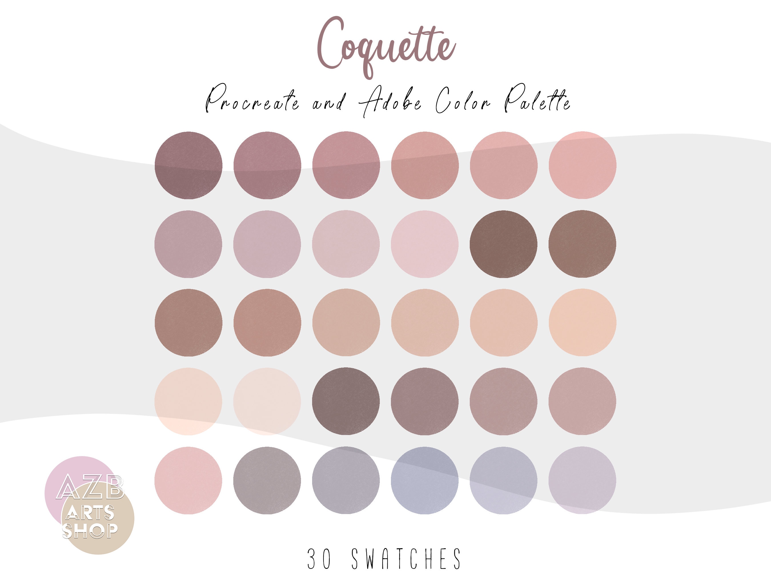 Coquette Procreate Adobe Color Palette Color Palette for Procreate ...