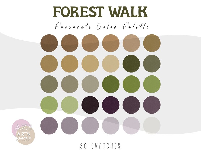 Cozy Soft Procreate Color Palette Bundle Color Palette For Procreate