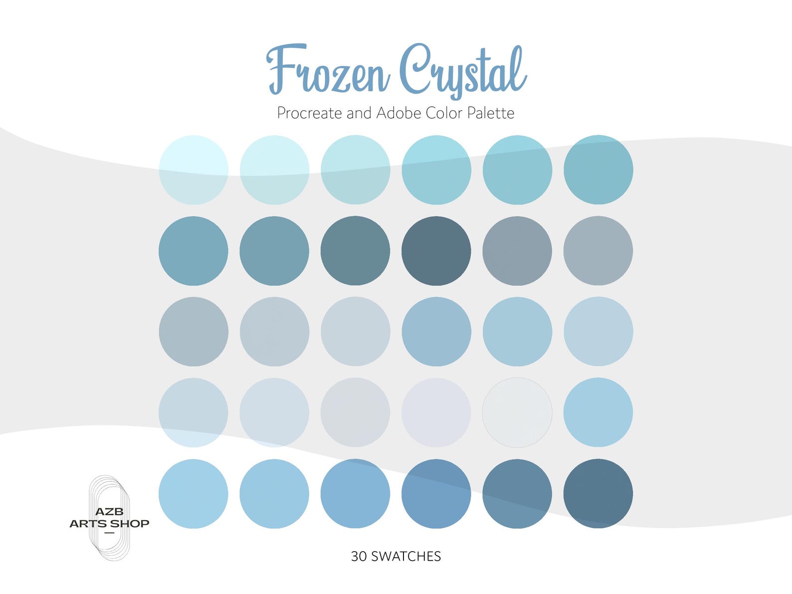 Winter Procreate Adobe Color Palette Bundle Procreate Swatches iPad ...