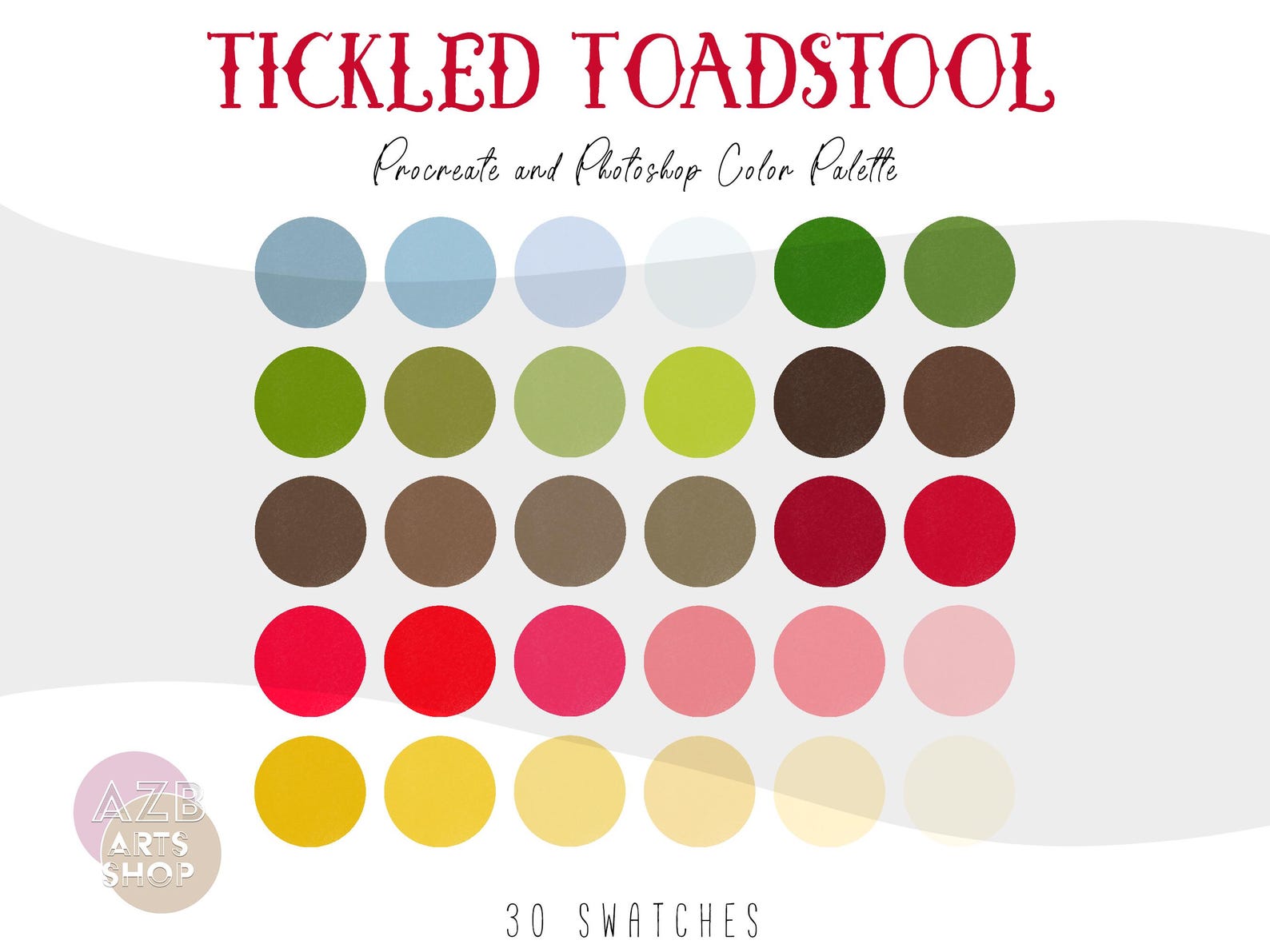 Fairycore Procreate & Photoshop Color Palette Bundle | Procreate ...