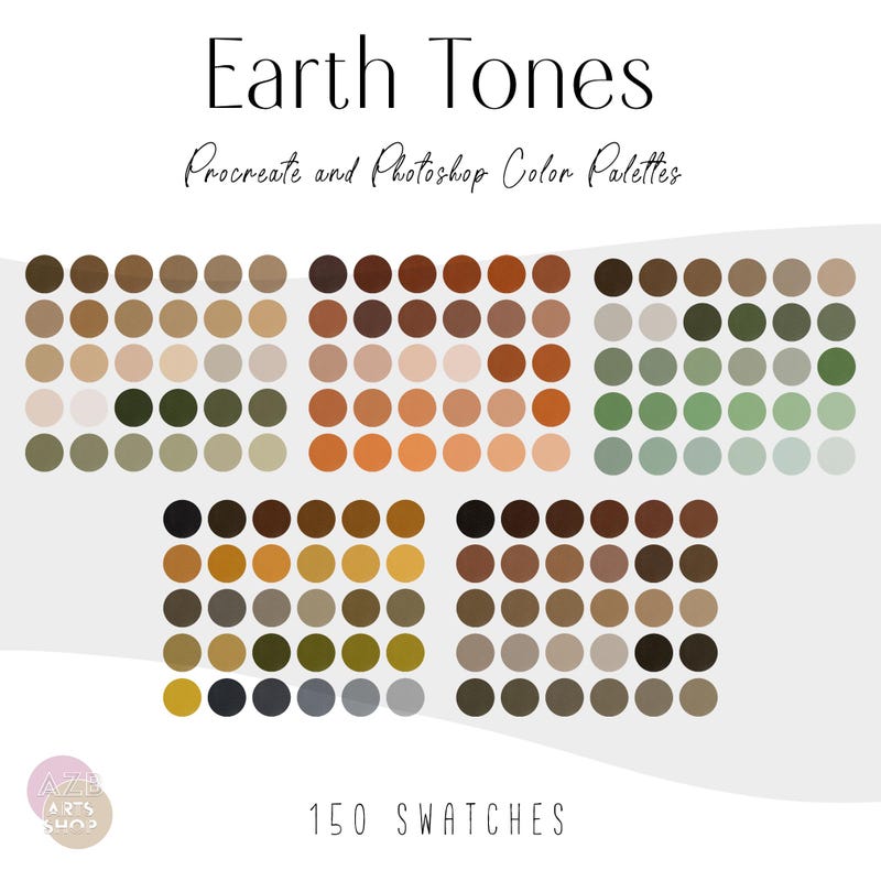 Earthy Color Palette - Etsy