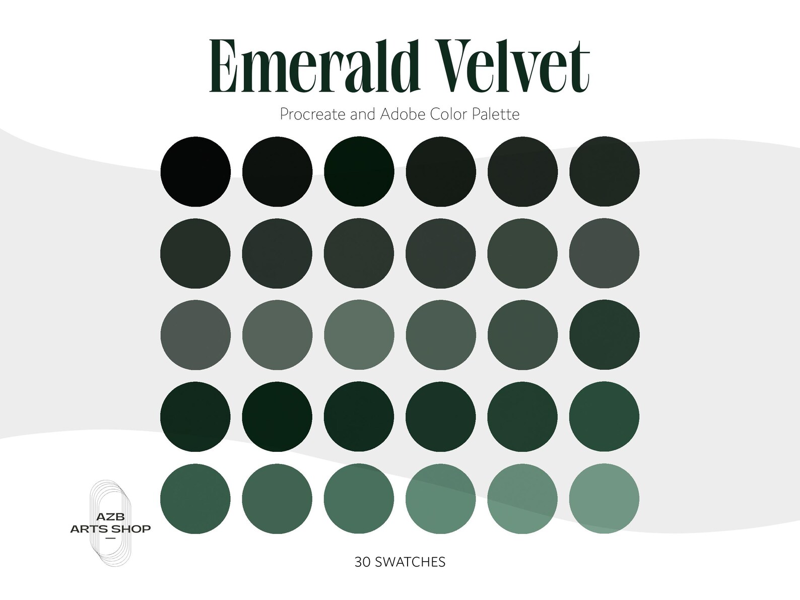 Dark Jewel Tones Moody Botanical Whimsigoth Berry Earthy Procreate ...