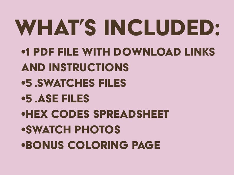 Goth Dark Procreate Adobe Color Palette Bundle Procreate Swatches ...