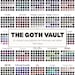Goth Color Palette Vault | 25 Aesthetic Moody Dark Whimsigoth Emo Color ...