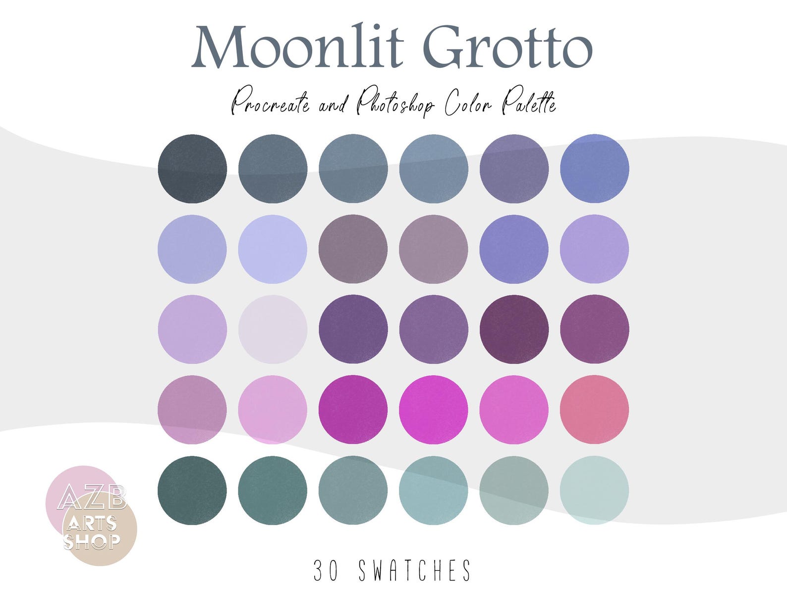 Fairycore Procreate & Photoshop Color Palette Bundle | Procreate ...