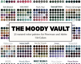 Earthy Earth Tone Nature Warm Color Palette Vault | 25 Aesthetic Color ...