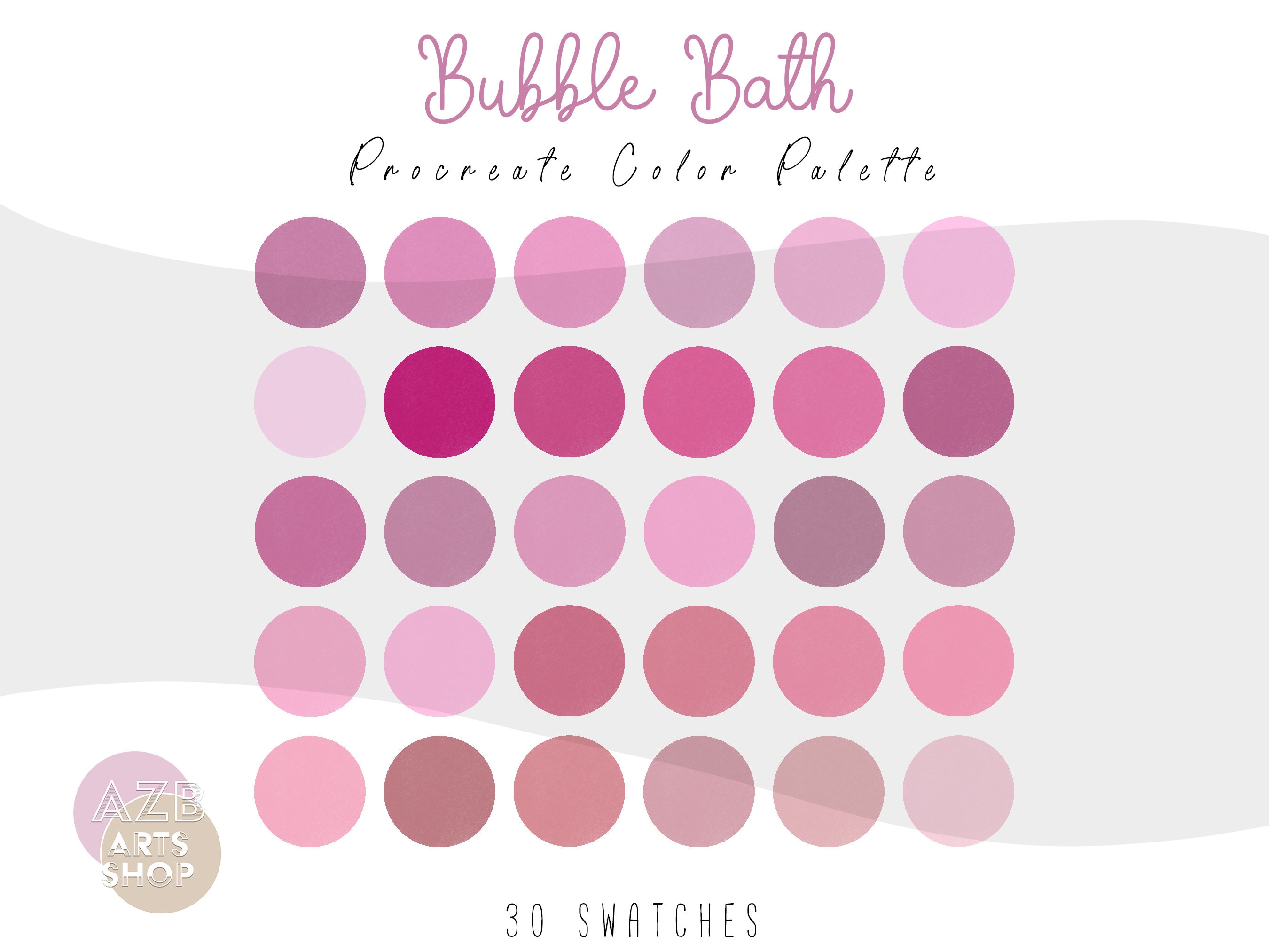 Pastel Cute Procreate Color Palette Bundle Color Palette For
