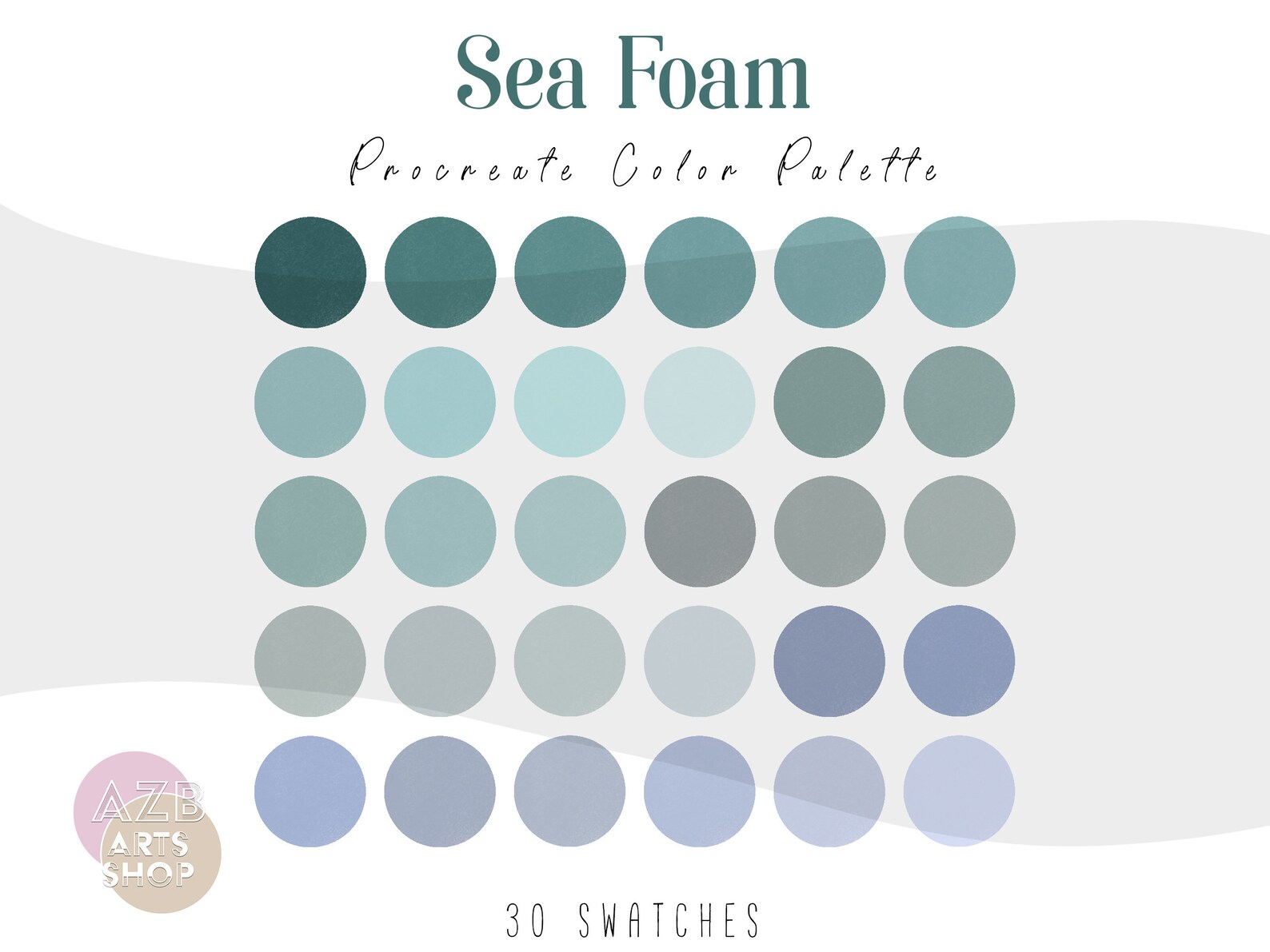 Pastel Cute Procreate Color Palette Bundle | Color Palette for ...