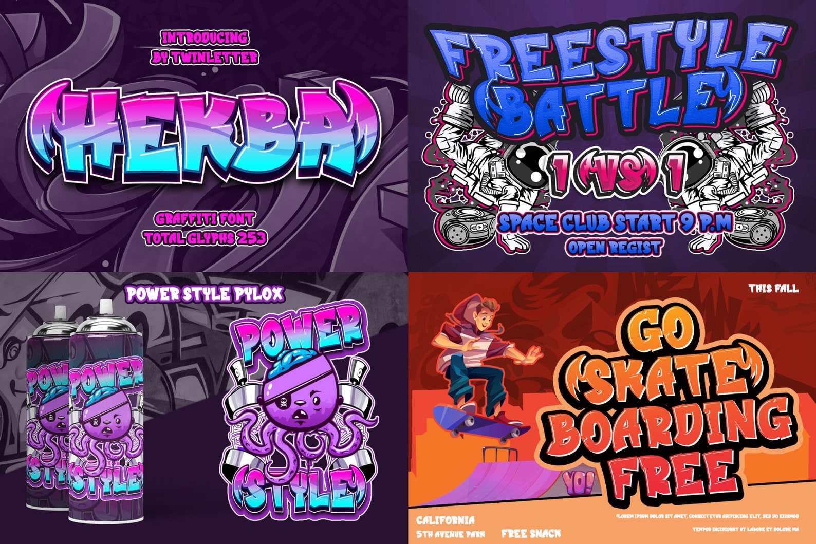Graffiti Font Bundle Ultimate Graffiti Font Bundle: 26 - Etsy