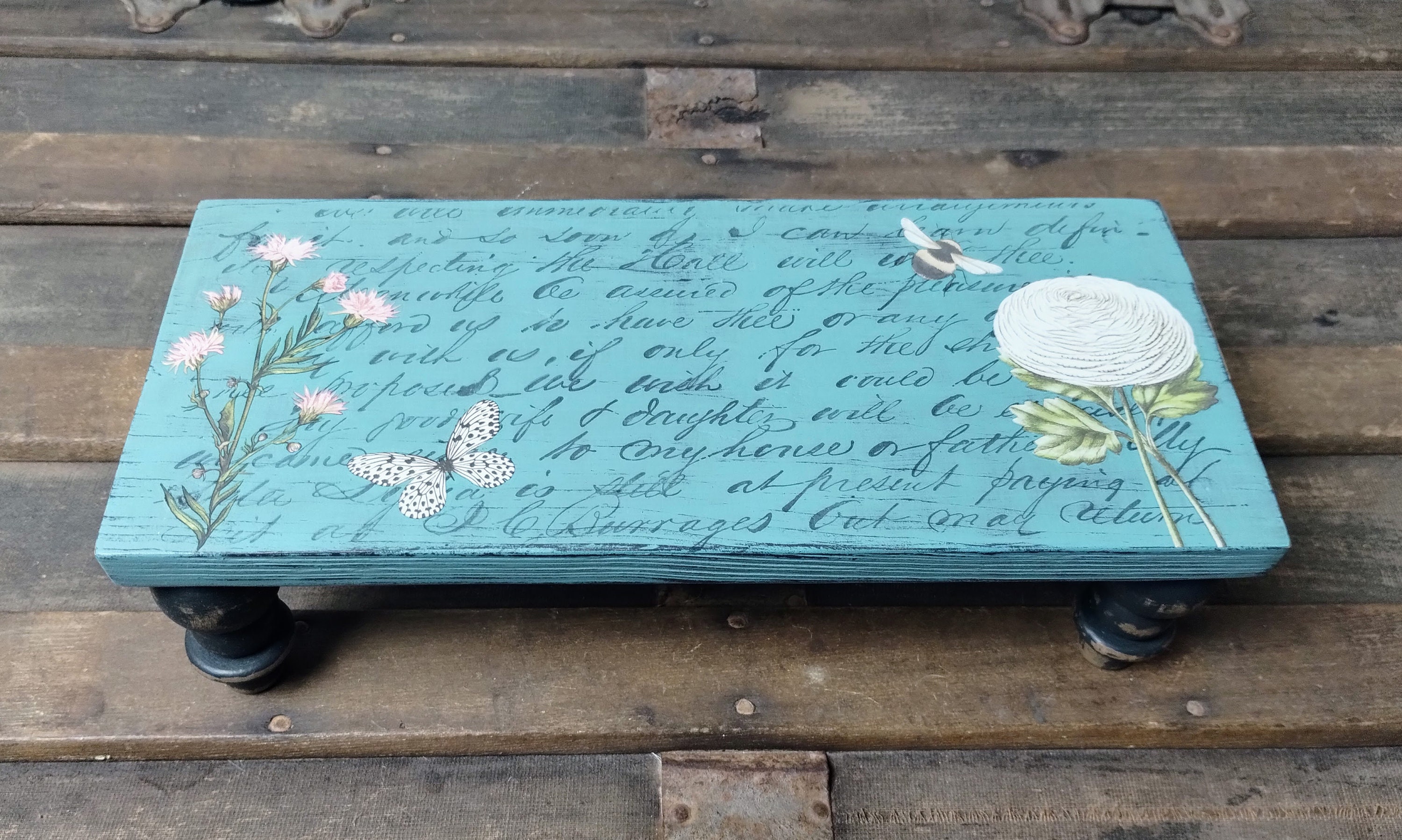 Small Farmhouse Riser: Rustic Elegance for Cottage Décor and - Etsy