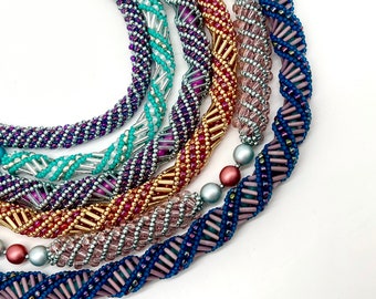 Russian Spiral Rope Tutorial for Bracelet or Necklace: Instant ...