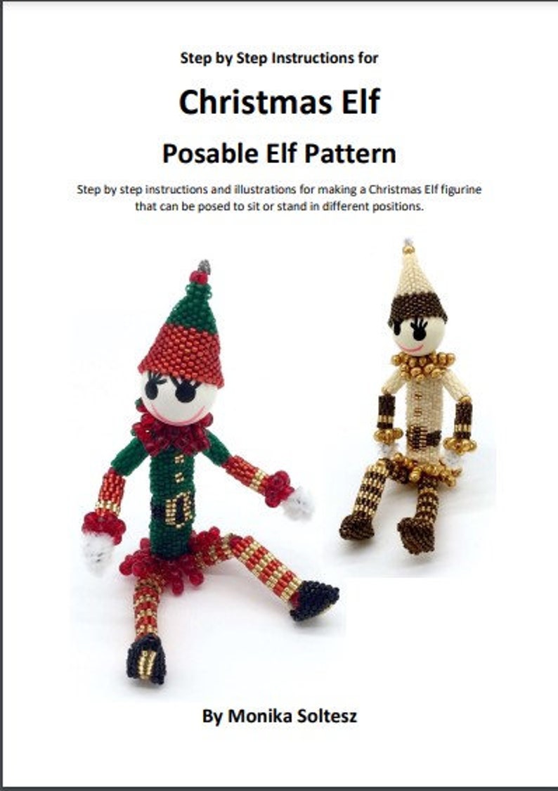 Posable Christmas Elf PDF Tutorial - Etsy