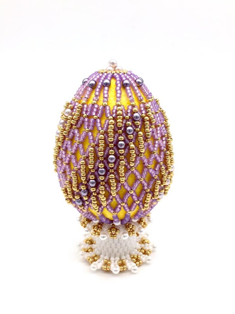 Seed Beaded Easter Egg PDF Tutorial - Etsy
