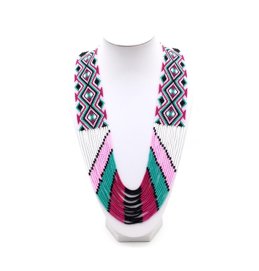 Loom Fringe Necklace PDF Tutorial - Etsy