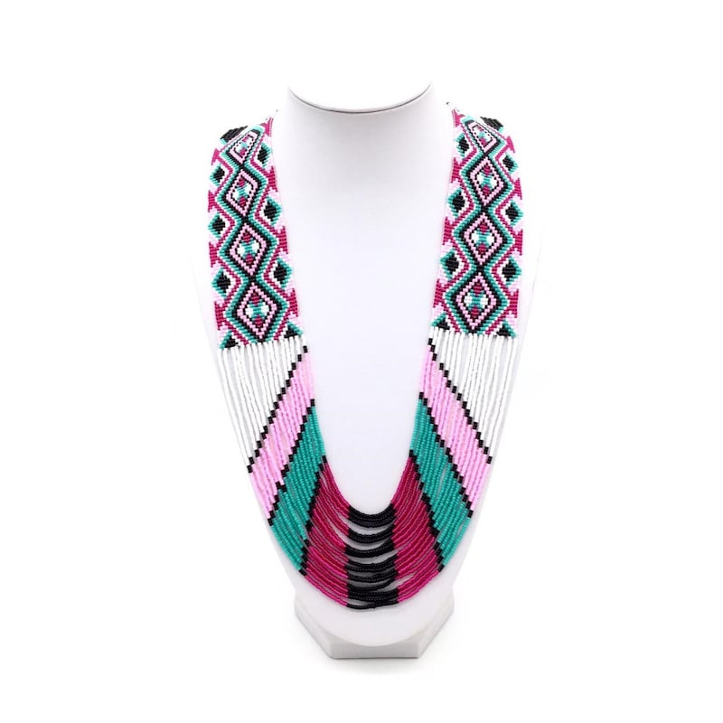 Loom Beaded Necklace - Etsy