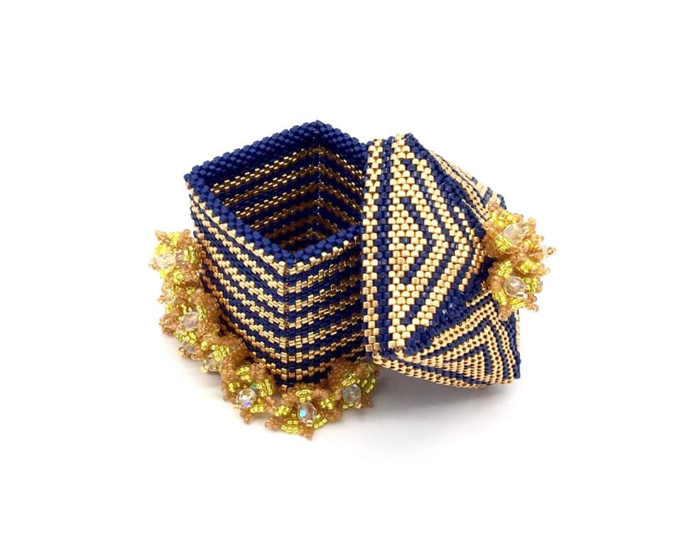 Basket of Flowers 3D Seed Bead Trinket Box PDF Tutorial - Etsy