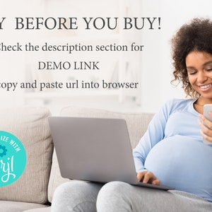 Christmas Cookie Digital Pregnancy Announcement for Social Media With ...