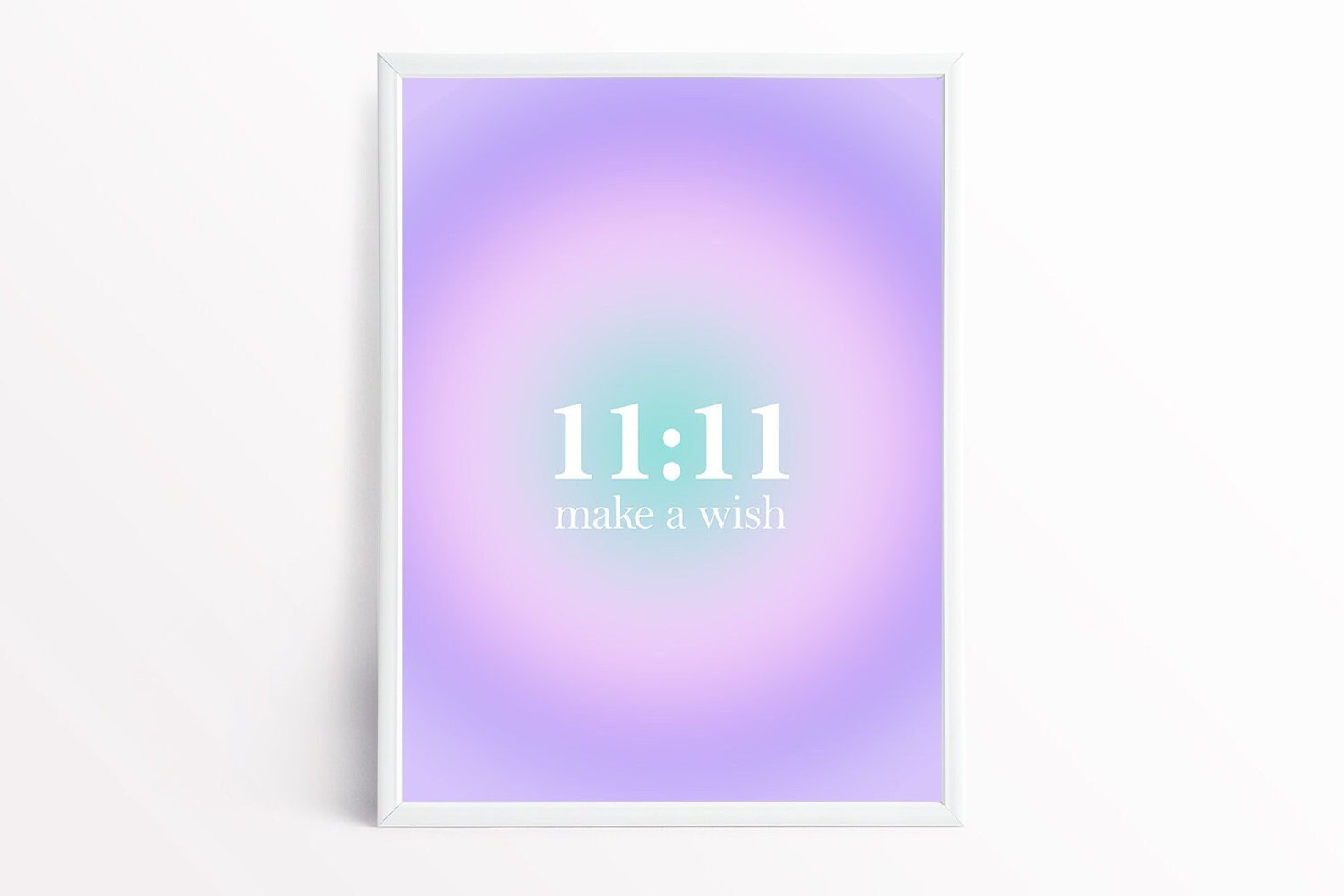 Aura Angel Number Poster 1111 Printable Wall Art Spiritual - Etsy