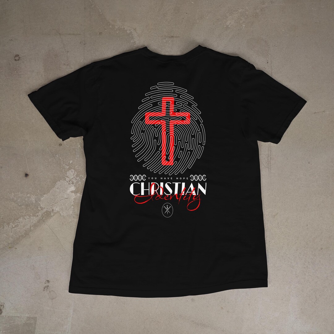 T-shirt Design SVG PNG | Faith Cross Fingerprint Shirt Graphic | Bible ...