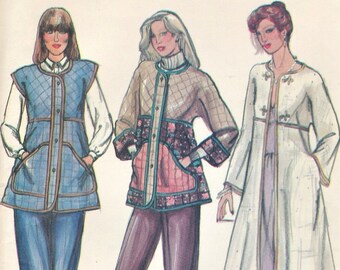 Mccall's 3912 Muumuu Dress Misses Size Small 10 12 Bust 32.5 34 Tulip ...