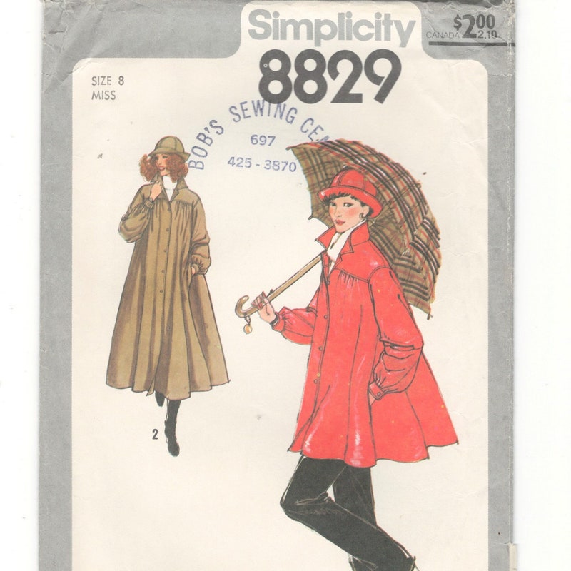 Raincoat Pattern - Etsy