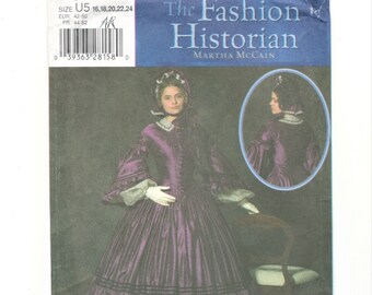 Simplicity 4731 Womens Renaissance Dress Size 12 14 16 18 20 Bust 34 36 ...