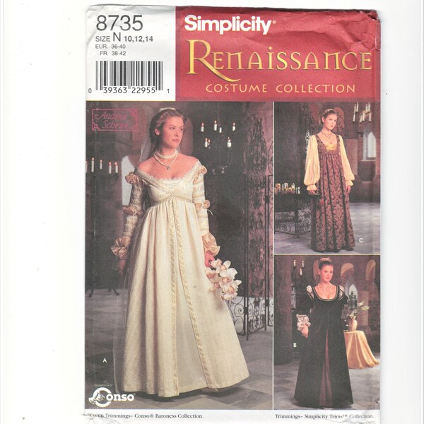 Renaissance Dress Pattern - Etsy