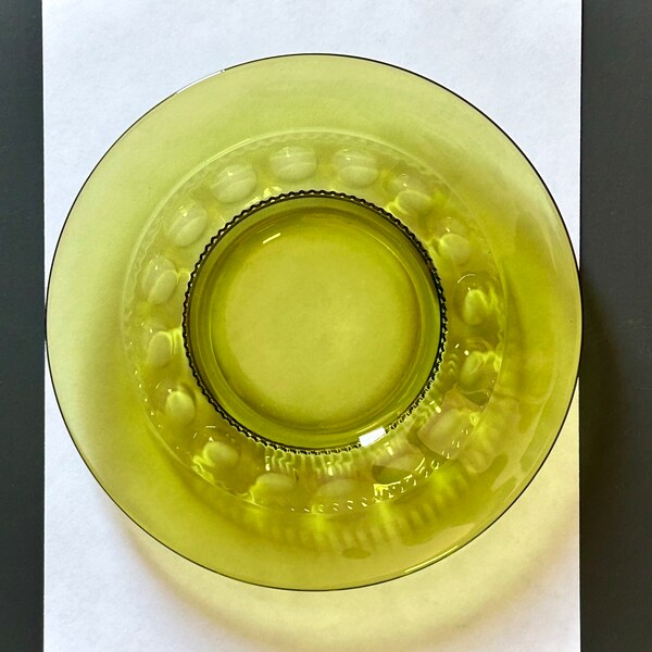 Green Thumbprint Bowl - Etsy