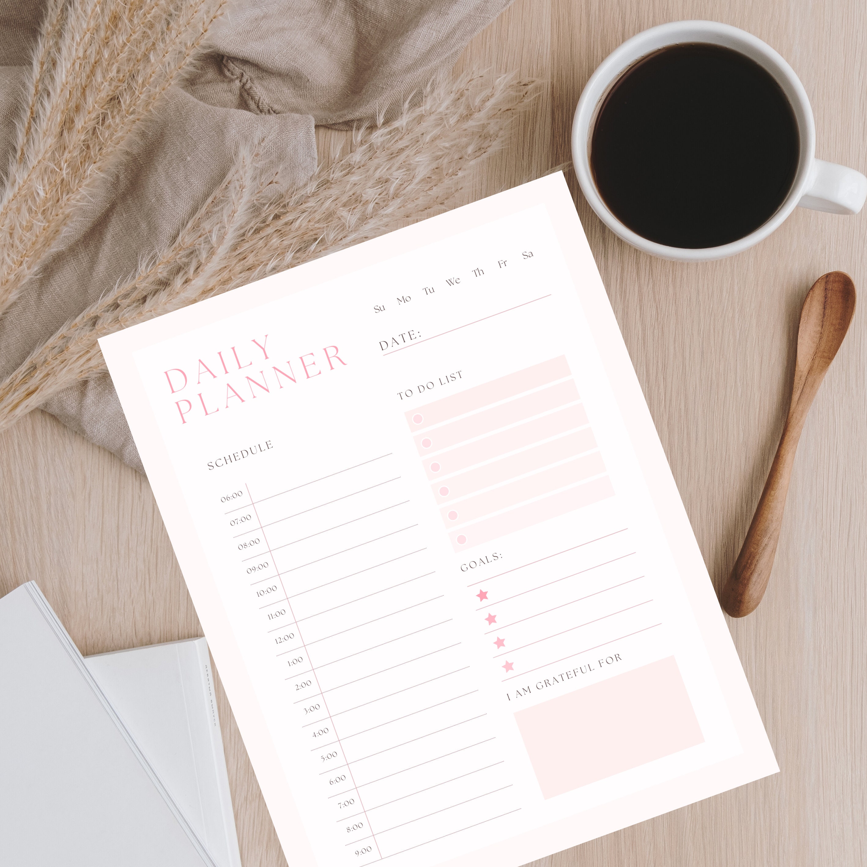 Daily Personal Planner, Printable, Instant Download, Productivity ...