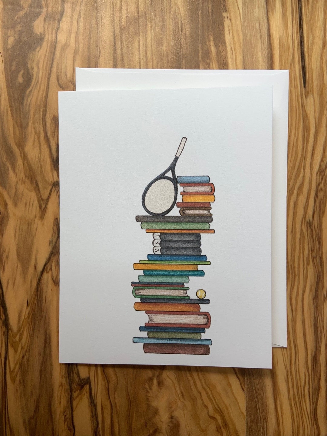 Tennis Book Lover, Greeting Cards, Art Cards, All Occasion Cards, Book ...