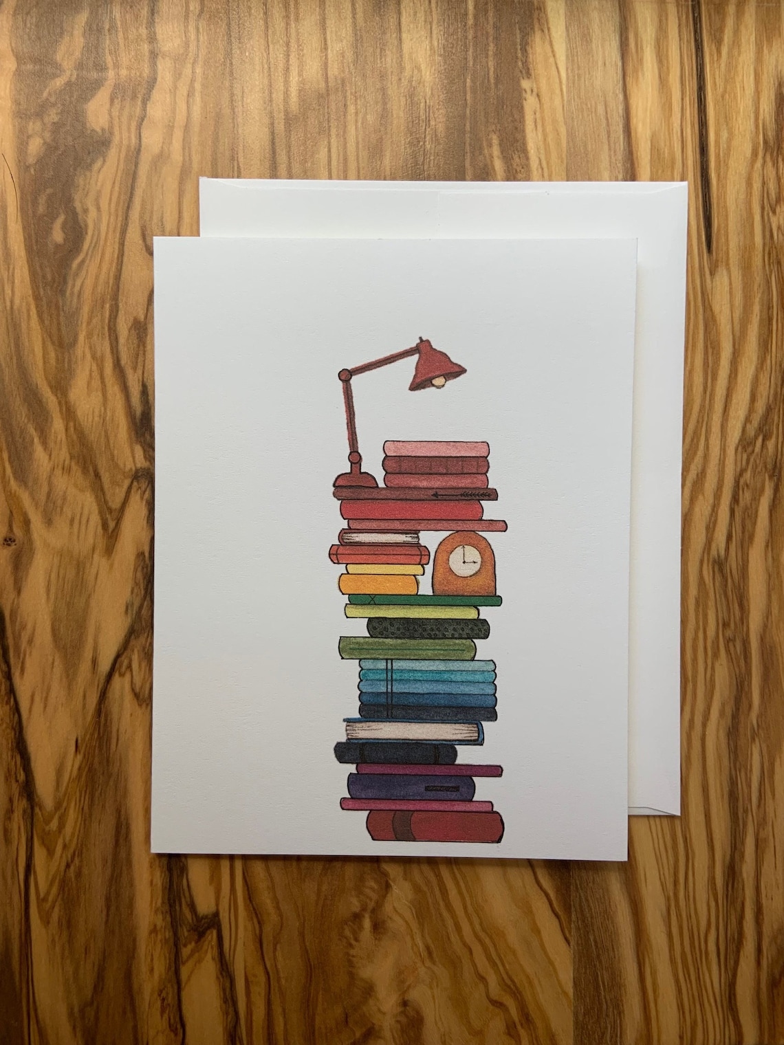 Rainbow Book Lover, Greeting Cards, Art Cards, All Occasion Cards, Book ...