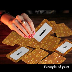 Halloween Card Game Who Am I for Kids. Printable Game for Kids. Fun ...