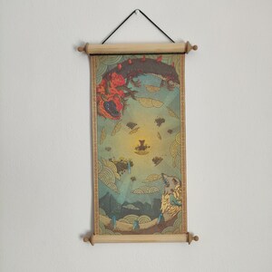 Tears of the Kingdom Zelda Scroll Poster Print - Etsy