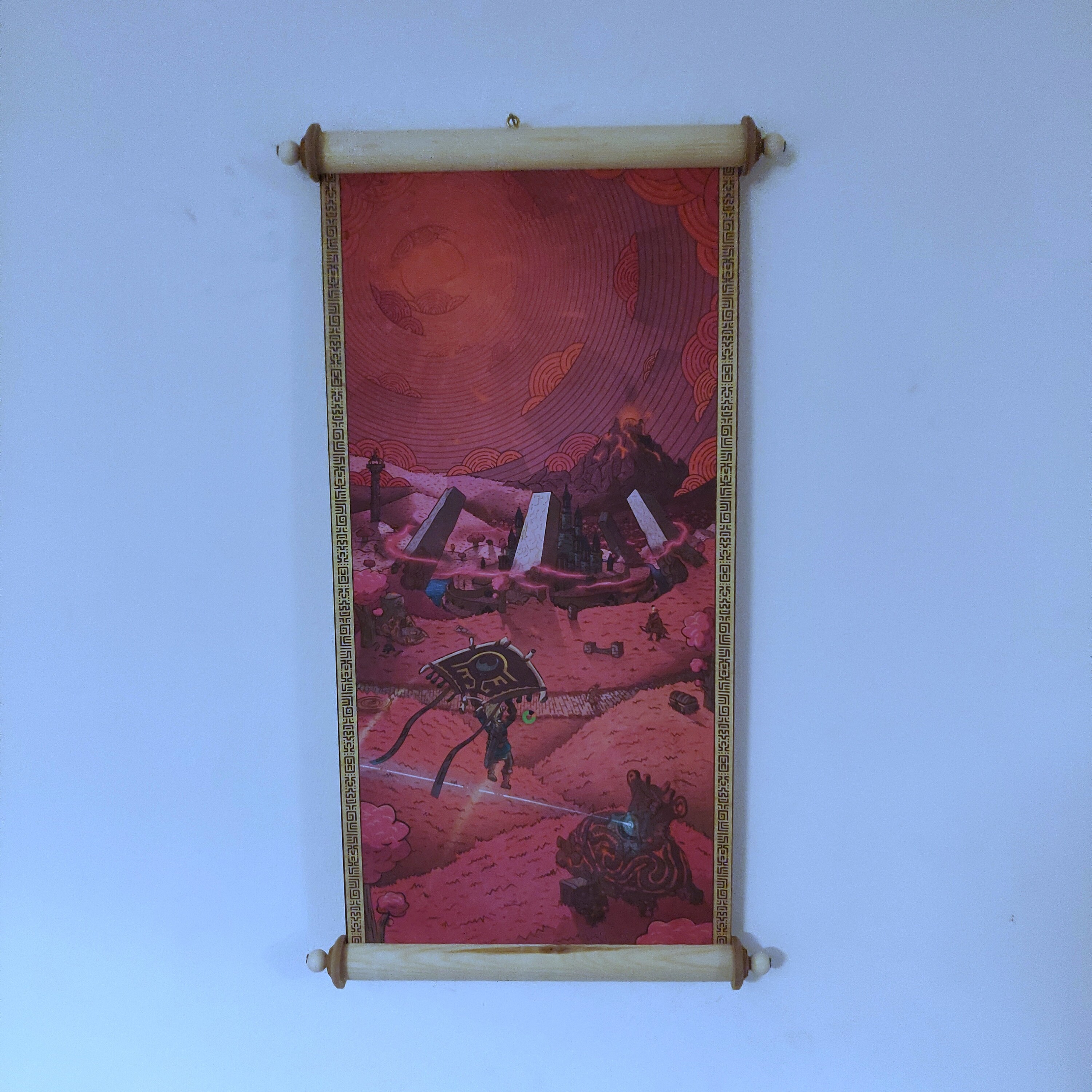 Breath of the Wild Zelda Scroll Poster Print - Etsy