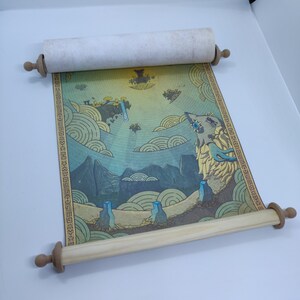 Tears of the Kingdom Zelda Scroll Poster Print - Etsy