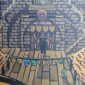 Majoras Mask Zelda Scroll Poster Print - Etsy