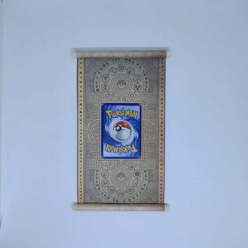 Pokémon Card Display Poster - Etsy